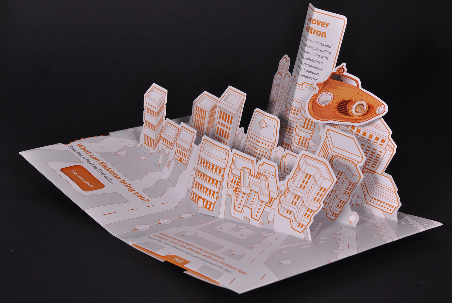 Discover Elektron Pop-Up Flyer - Papersmyths