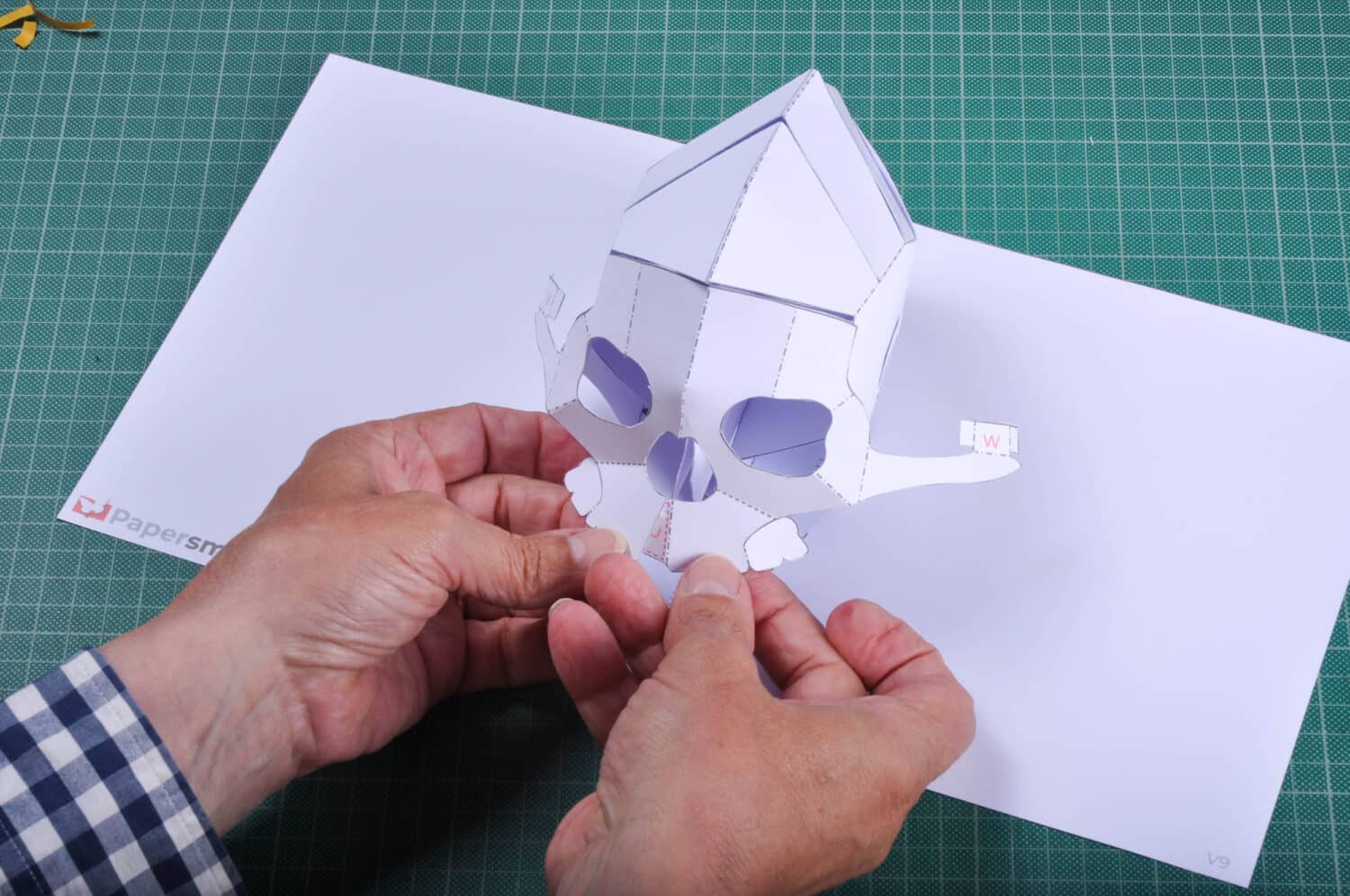 How to Make a Pop-Up Skull - Papersmyths