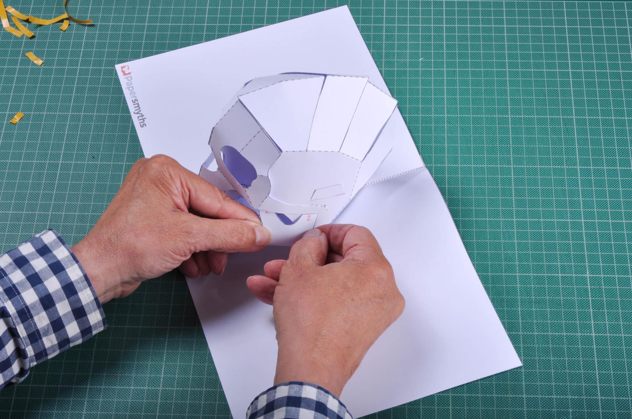 How to Make a Pop-Up Skull - Papersmyths