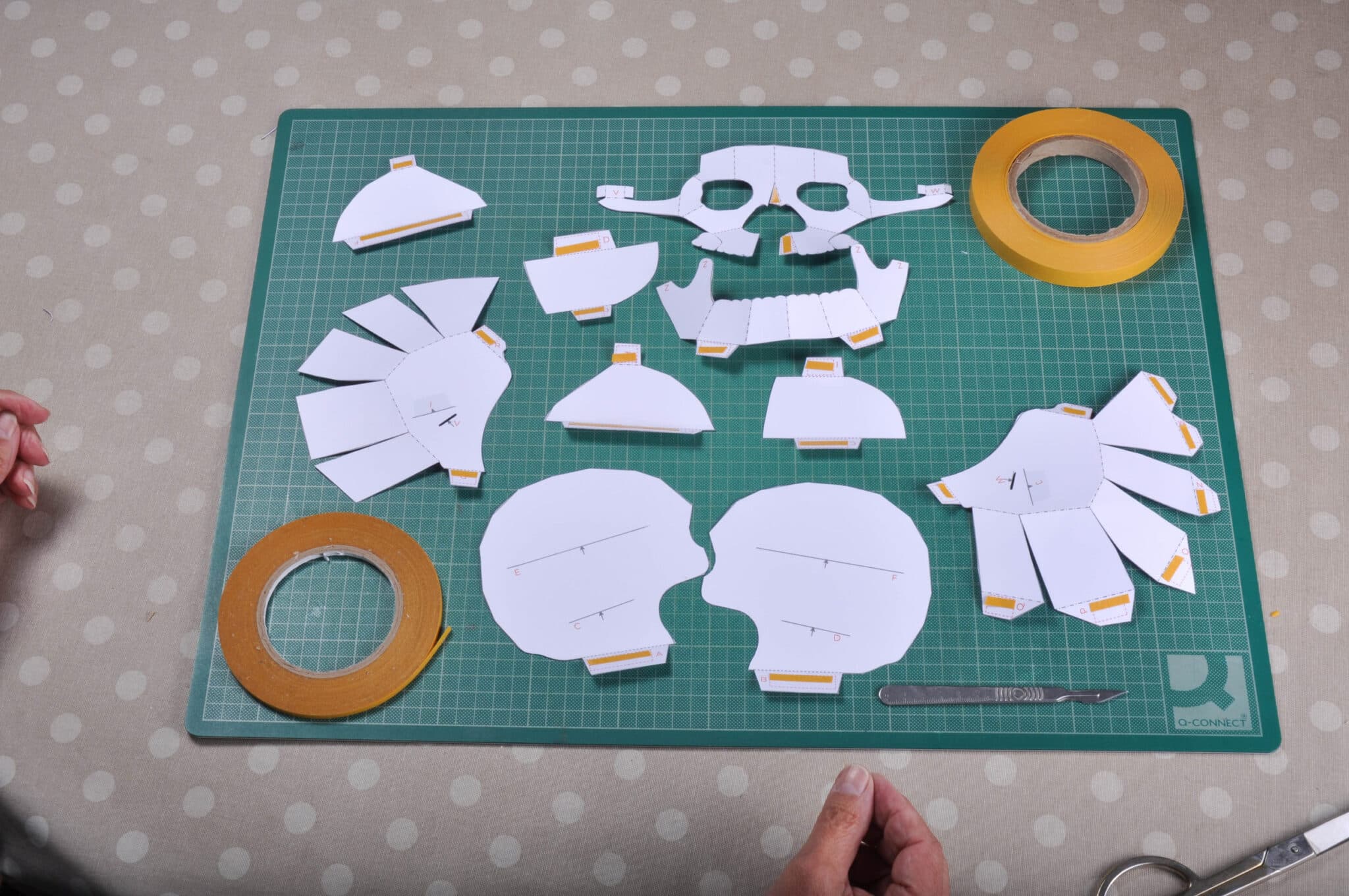 How to Make a Pop-Up Skull - Papersmyths
