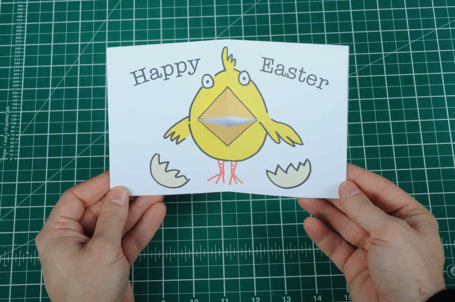 How to Make a Pop-Up Chick Card - Papersmyths